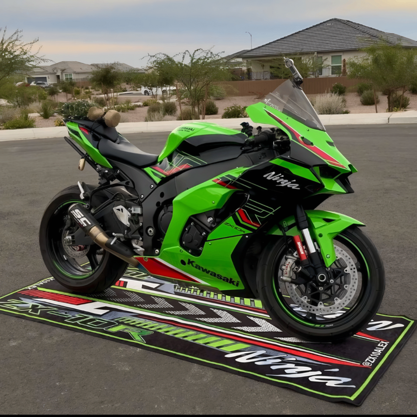 Motorcycle Pit Mat - Special Design Garage Mat