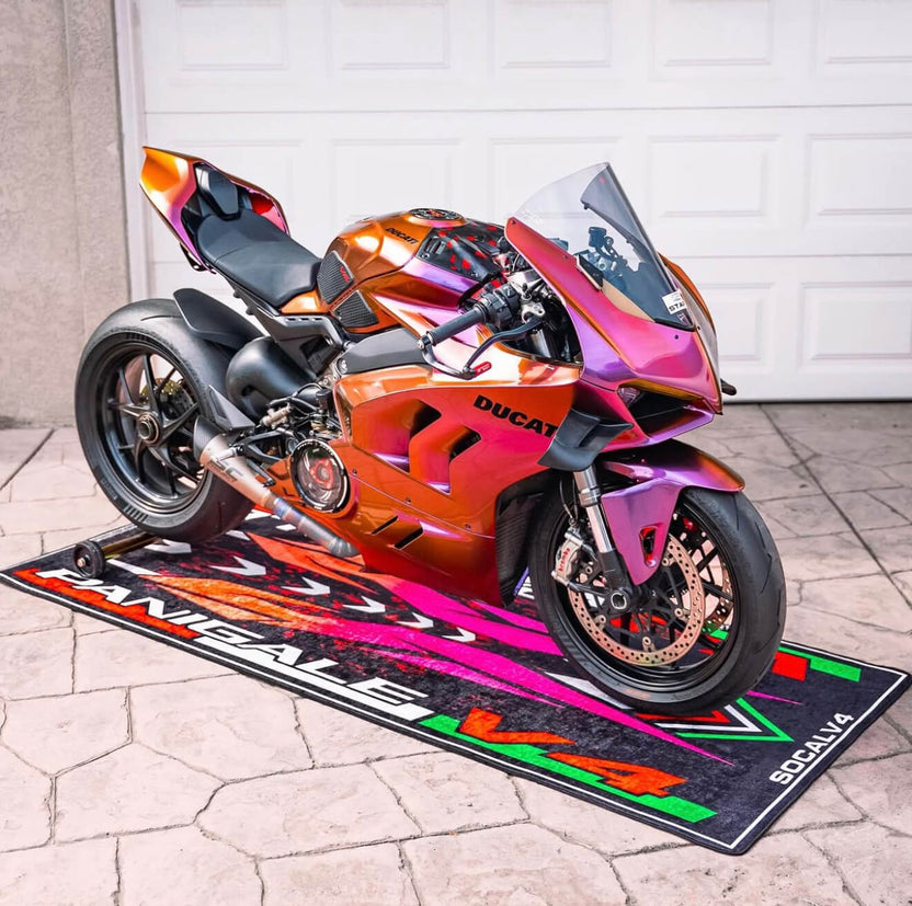 Motorcycle Pit Mats – Premium Garage & Track Mats | Shop Online