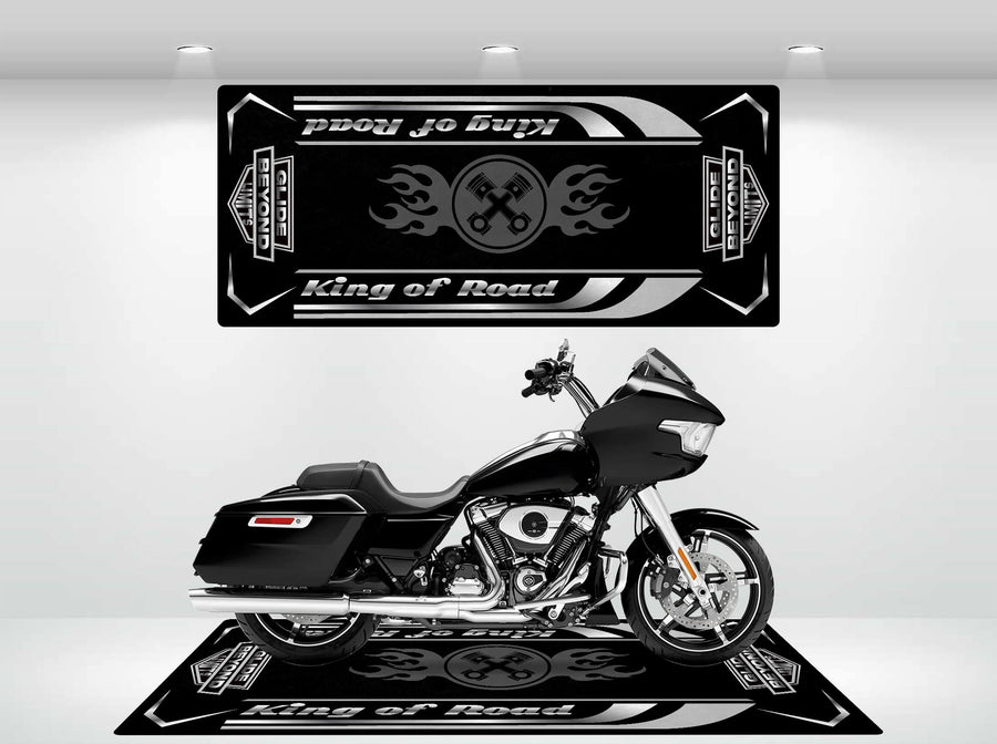 Custom Design Harley Davidson Motorcycle Mats – Shop Online Now