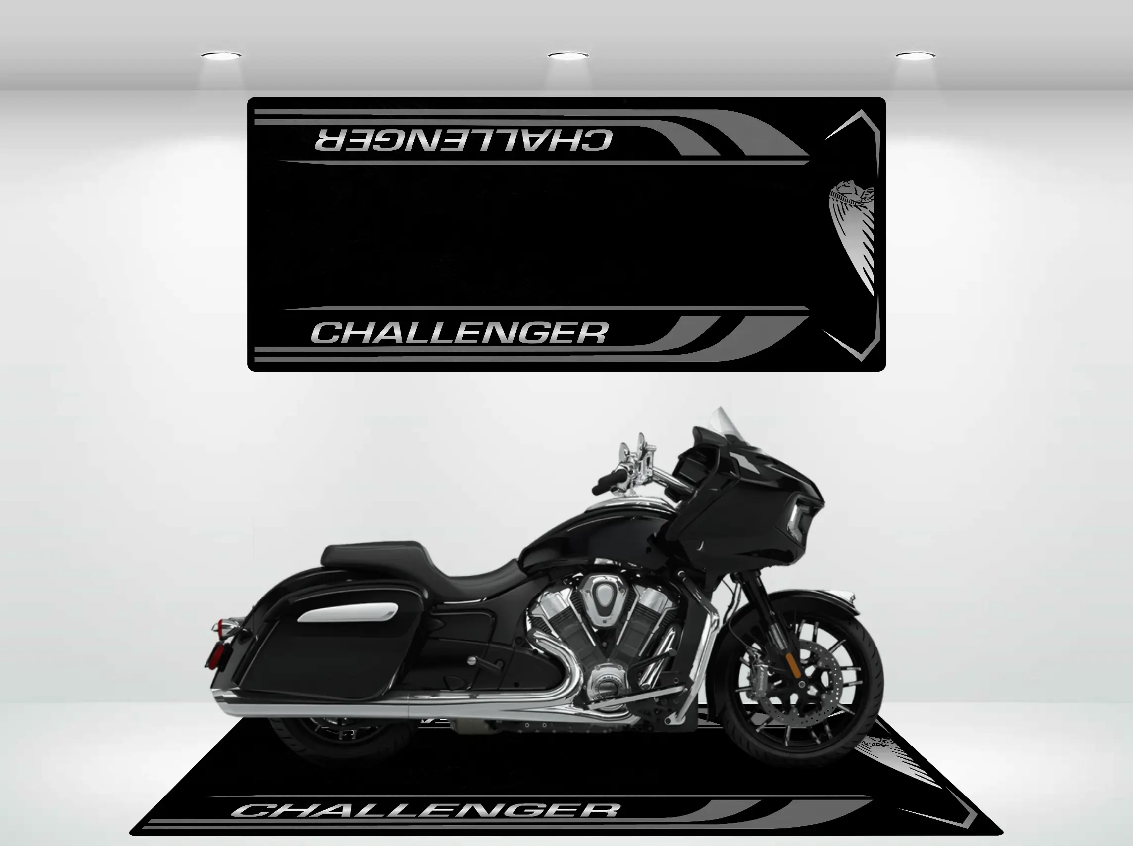 Motorcycle Mat for Indian Challenger