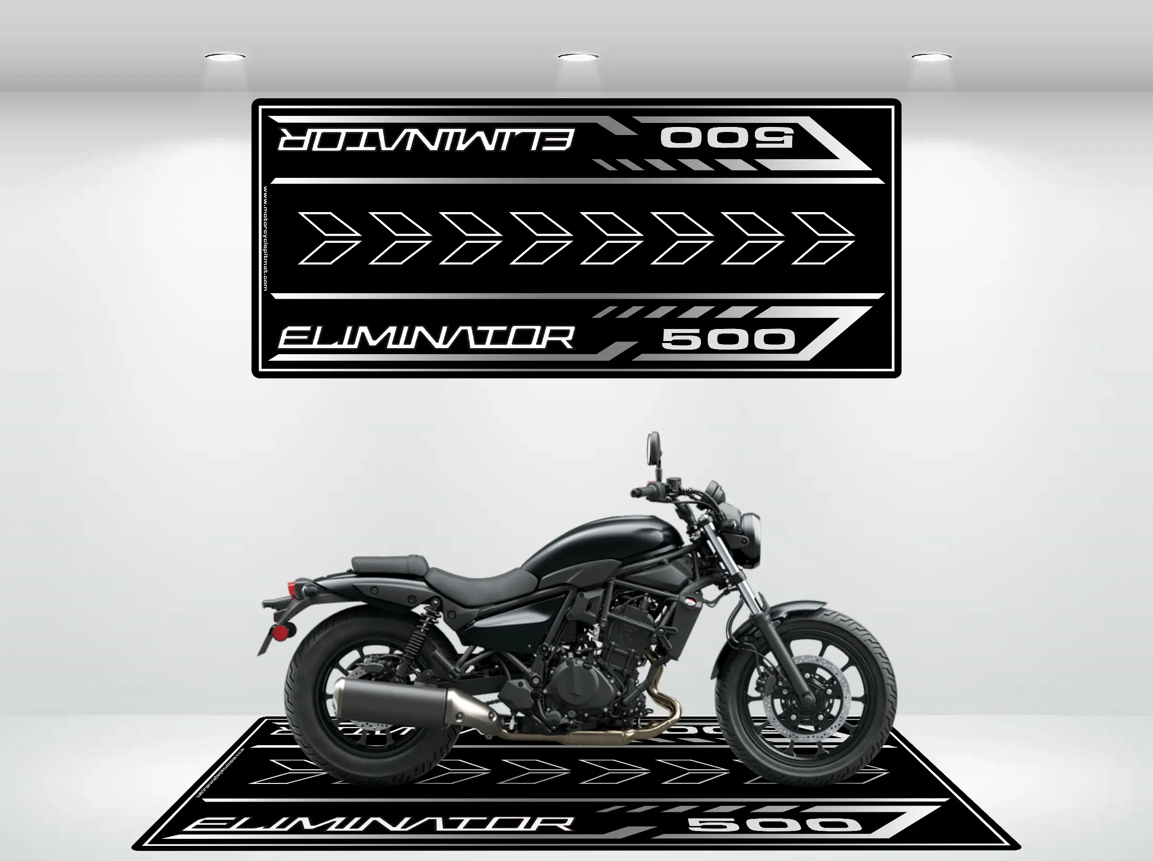 Motorcycle Mat for Kawasaki Eliminator 500