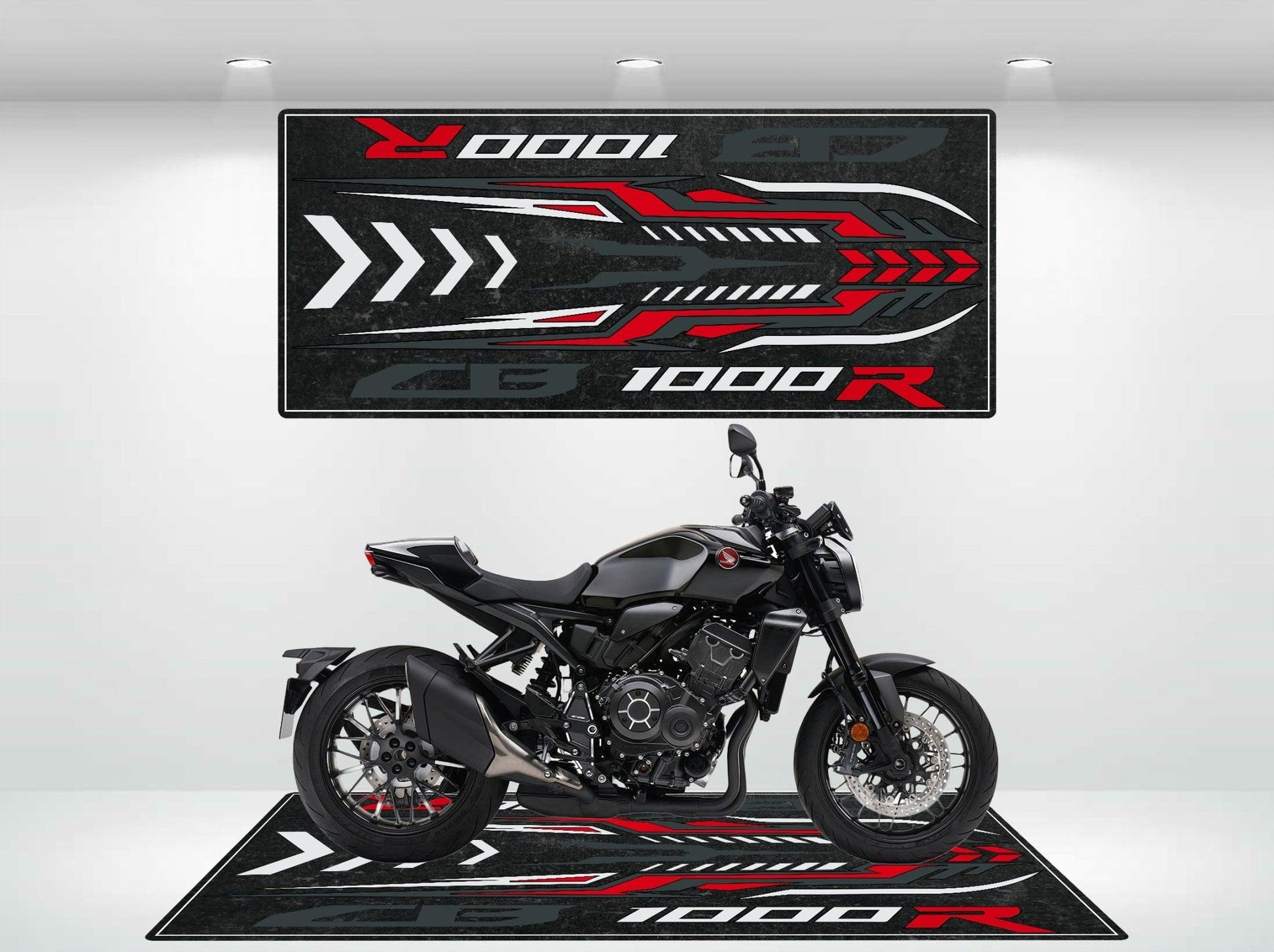 Designed Motorcycle Mat for Honda - Motorcycle Mat