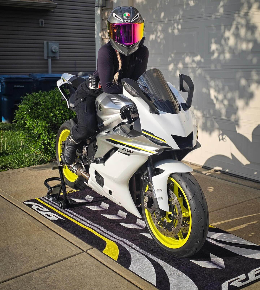 Motorcycle Pit Mats – Premium Garage & Track Mats | Shop Online
